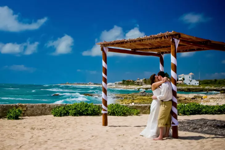 Sich no engem Hochzäitsfotograf zu Riviera Maya a Mexiko 10644_1