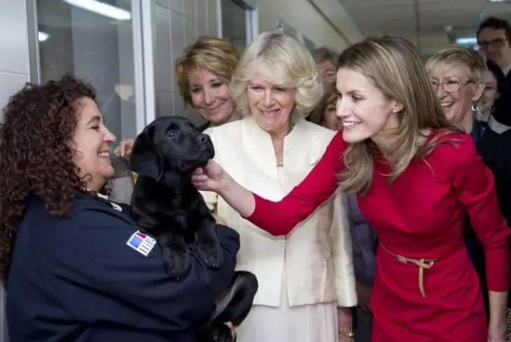 Membros da família real com cães 11111_11