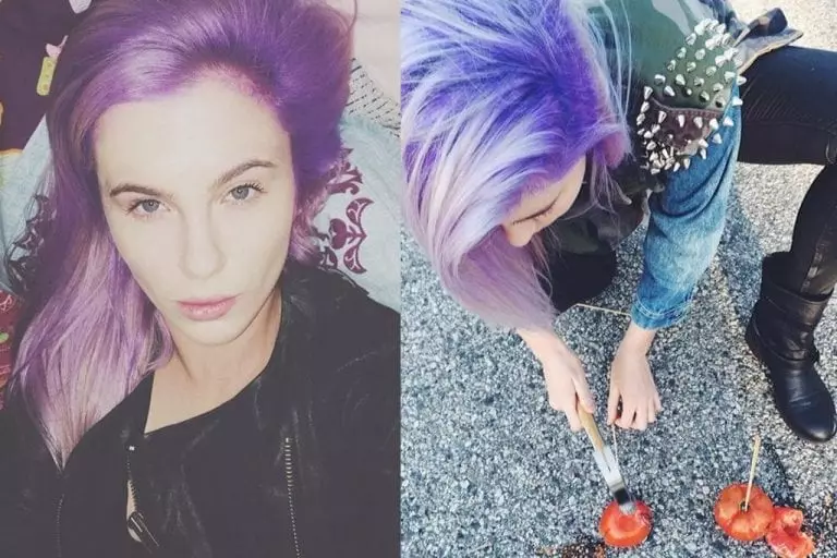 11 знаменитостей, которые ухватились за моду на фиолетовые волосы 12186_4