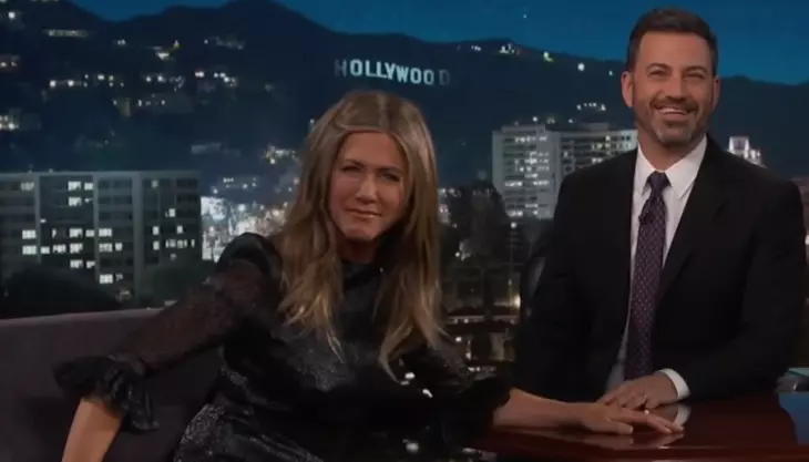 Jennifer Aniston Akatsamwiswa Nehushamwari hwaJimmy Kimmel neVaKardashians? 13447_3