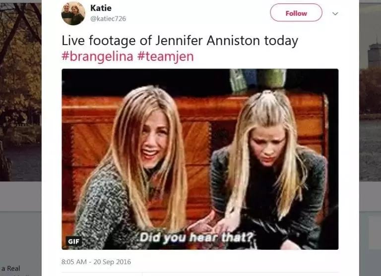 Els 17 millors memes de Jennifer Aniston que fan ombra sobre el divorci de Brad Pitt i Angelina Jolie 15033_1
