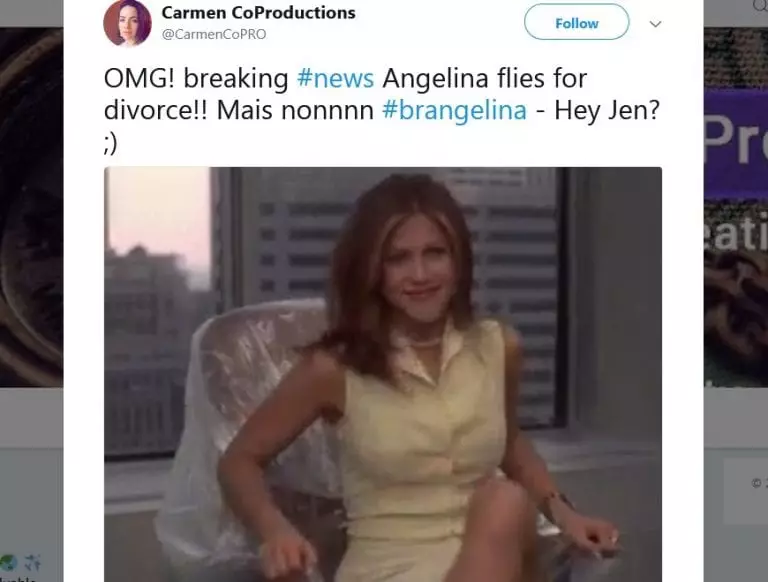Els 17 millors memes de Jennifer Aniston que fan ombra sobre el divorci de Brad Pitt i Angelina Jolie 15033_7