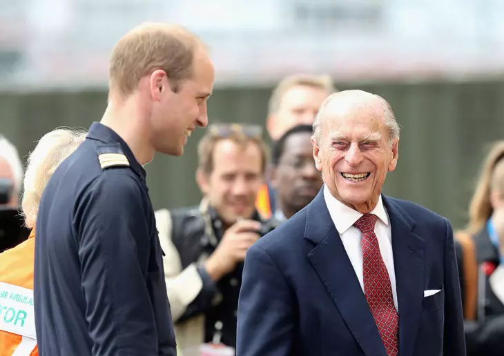 Le prince Philip sur Harry et William's Split 15500_1