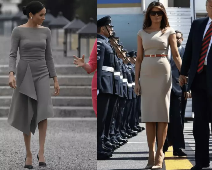 Melania Trump သည် Meghan Markle ၏စတိုင်ကိုကူးယူရန်ကြိုးစားနေပါသလား။ 15569_1