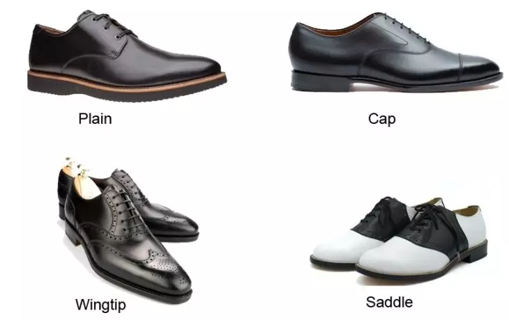 9 typer av Oxford Shoes Style för män 17765_1