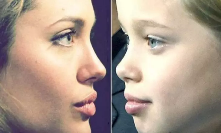 10 volte Shiloh Jolie-Pitt assomigliava esattamente ai suoi genitori 18405_2