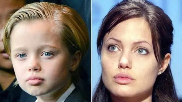 10 herë Shiloh Jolie-Pitt dukej tamam si prindërit e saj 18405_3