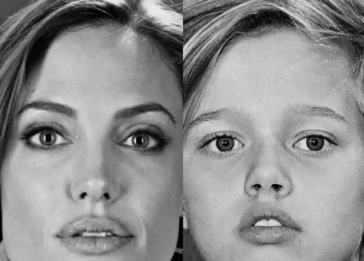10 herë Shiloh Jolie-Pitt dukej tamam si prindërit e saj 18405_5