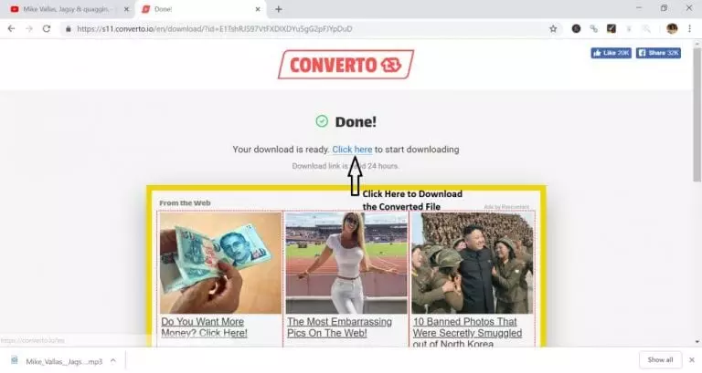 Как да изтегляте и конвертирате видеоклипове от YouTube в MP3 или MP4 с Converto.io 20216_4