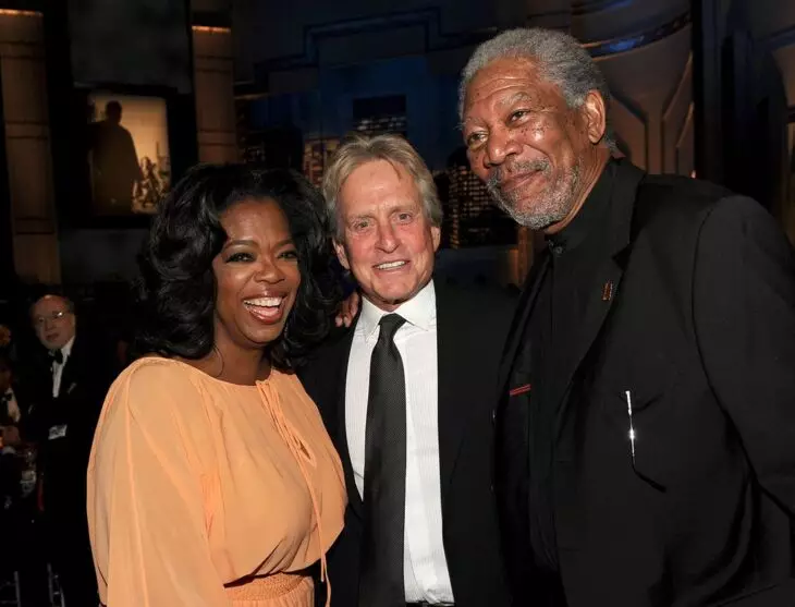 Michael Douglas' bursdagsønsker til Morgan Freeman 21098_1