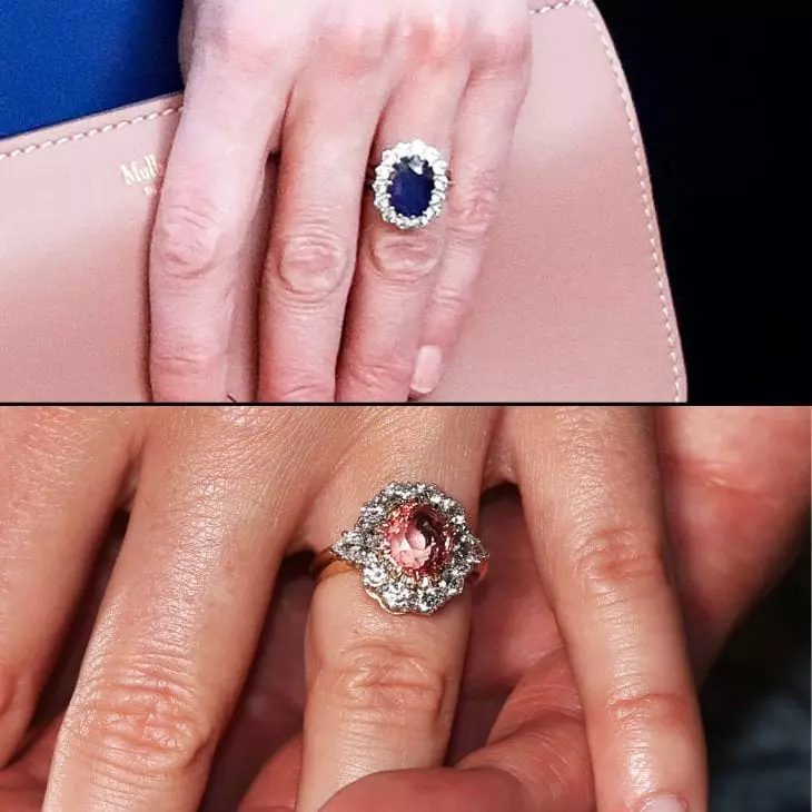 แหวนของ Kate Middleton และแหวนของ Princess Eugenie