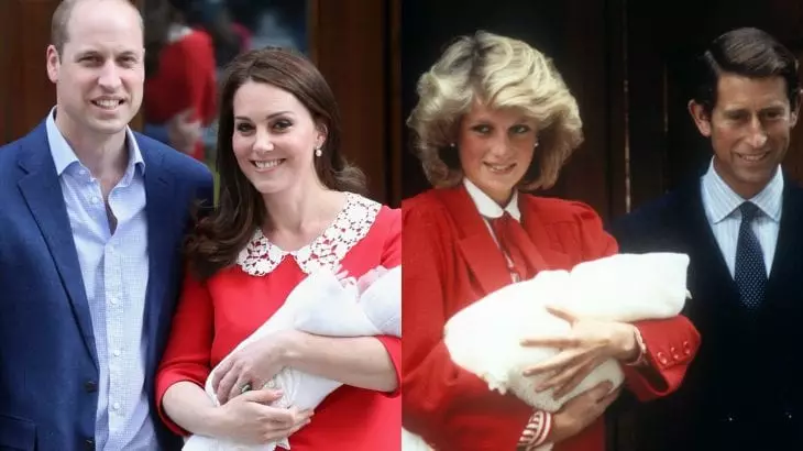 梅根马克尔、凯特米德尔顿和戴安娜王妃的婴儿首秀服装之间的差异 24585_4
