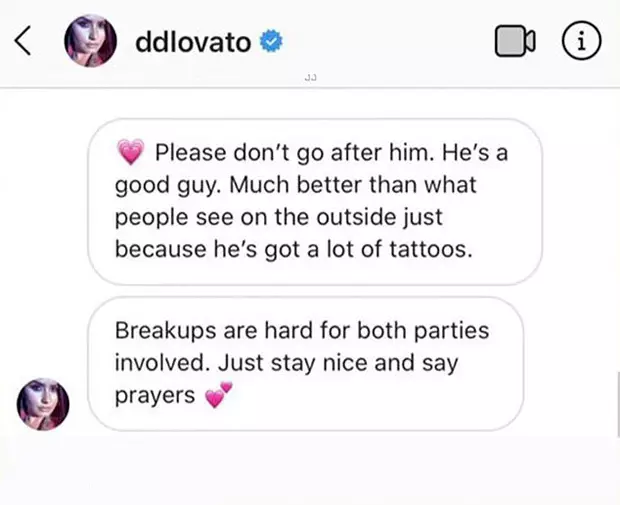 Demi Lovato သည် Austin Wilson နှင့် လမ်းခွဲကြောင်း ကြင်နာသောစကားဖြင့် တရားဝင် အတည်ပြုခဲ့သည်။ 28986_2