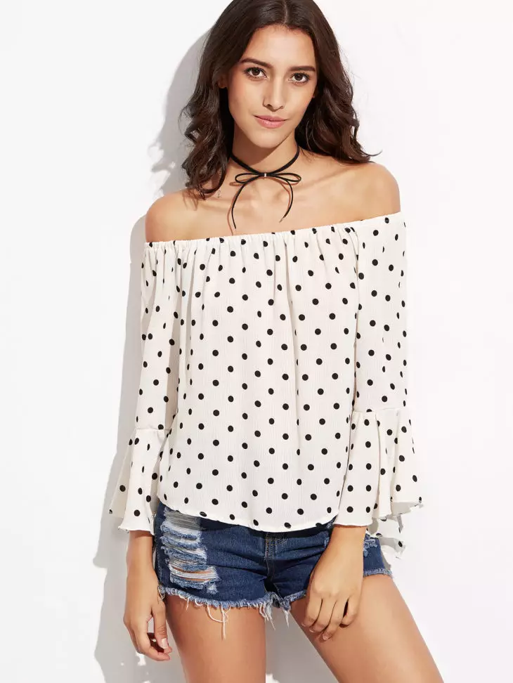 9 Tops con hombros descubiertos de moda que son perfectos para a túa roupa de verán 29487_6