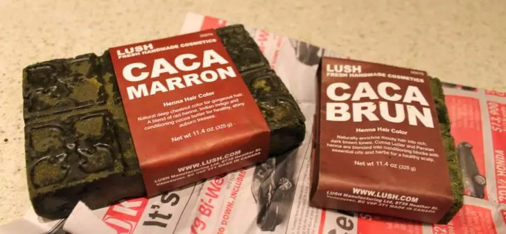 Beauty Test Drive: LUSH Caca Brun Mama Henna Hair Dye 29864_1