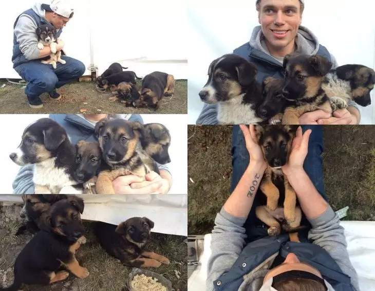स्वॉन: यूएस ओलंपिक स्कीयर गस केनवर्थी सोची में आवारा कुत्तों को बचा रहा है 33446_1