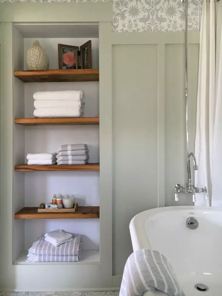 Įkvėpimas namuose: 12 būdų, kaip maksimaliai išnaudoti savo mažytį vonios kambarį 35355_11