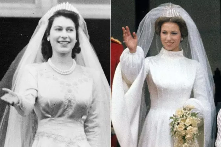 Qui è quando Kate Middleton e altre donne della famiglia reale hanno preso in prestito gioielli dalla regina Elisabetta II 36008_11