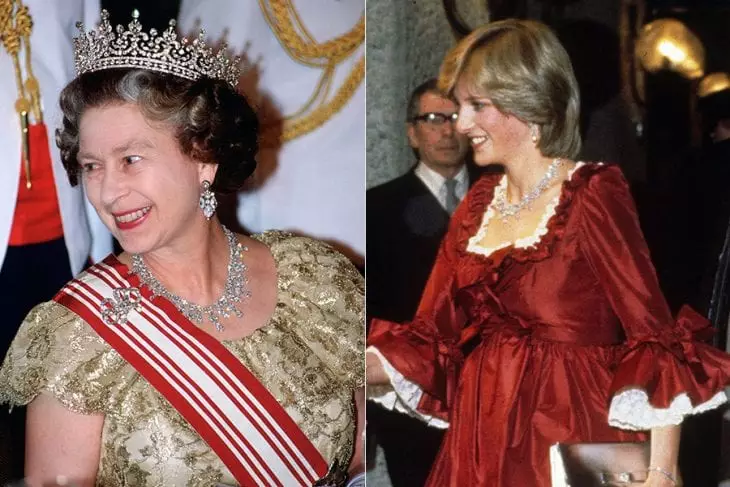 Kate Middleton နှင့် တော်ဝင်မိသားစုမှ အခြားအမျိုးသမီးများသည် ဘုရင်မကြီး Elizabeth II ထံမှ လက်ဝတ်ရတနာများ ချေးယူသောအခါ၊ 36008_13