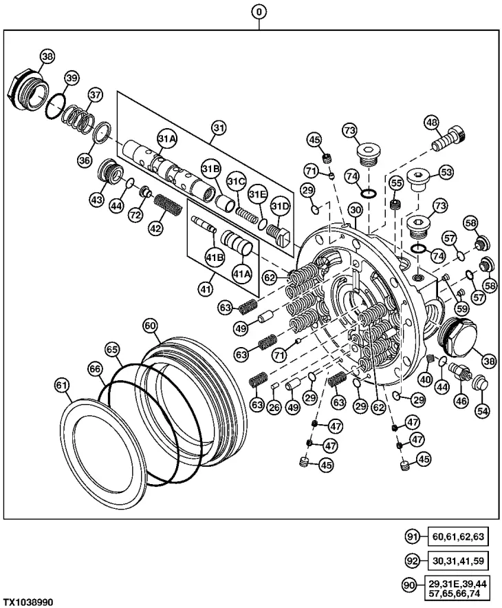 Iingcebiso kwi-Excavator Travel Motors 37013_1