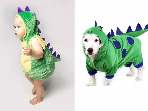 Des bébés et des chiens dans des costumes d'Halloween assortis me donnent envie d'un bébé et d'un chien 37200_3