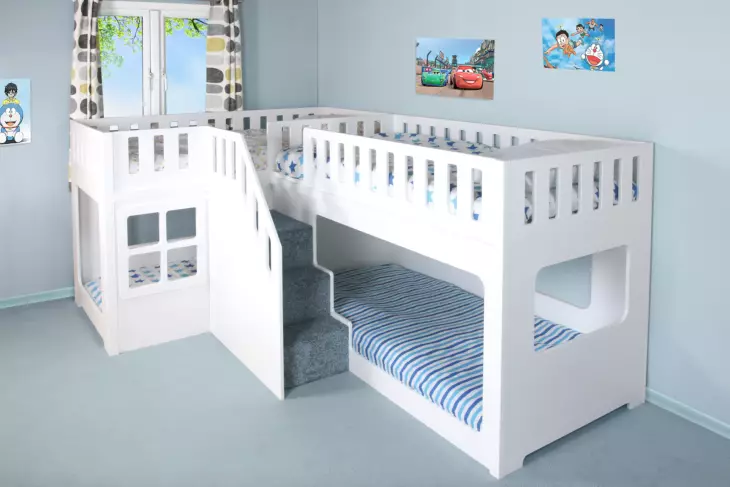 Toliko prostora za aktivnosti! Kako dati svoji otroški spalnici več prostora 37329_3