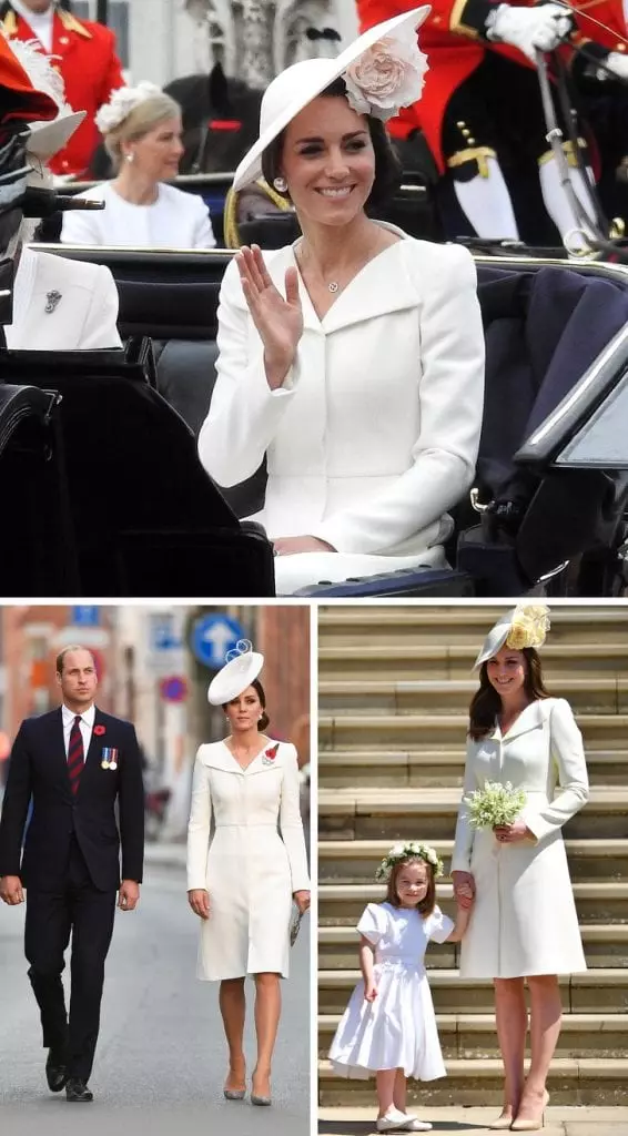 Guhanga kwa Kate Middleton hamwe nimyambarire 40868_1