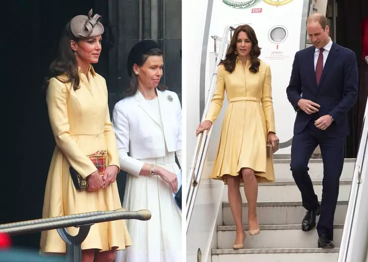 Ang pagkamamugnaon ni Kate Middleton sa mga outfits 40868_8