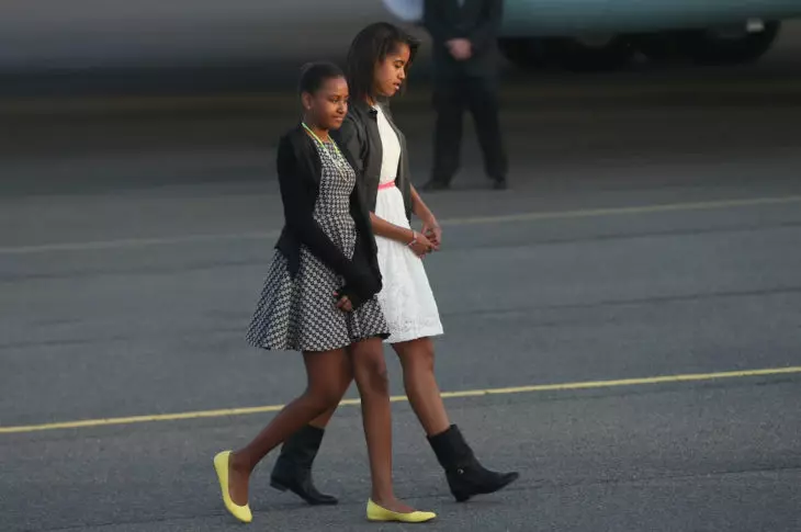 Sasha & Malia Obama 16-ka Daqiiqo ee ugu Qaabka Wanaagsan 41442_7