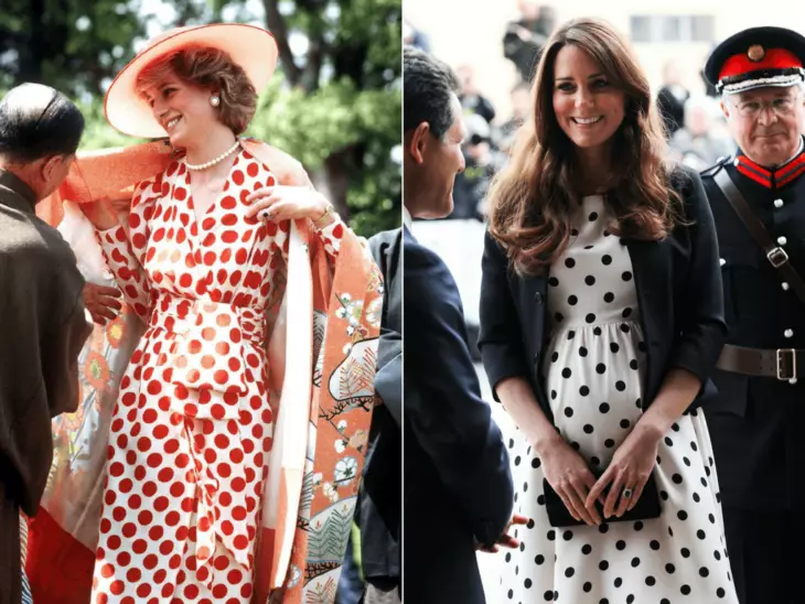 Kate Middleton bi cil û bergên xwe yên spehî hurmetê dide Princess Diana 41689_2