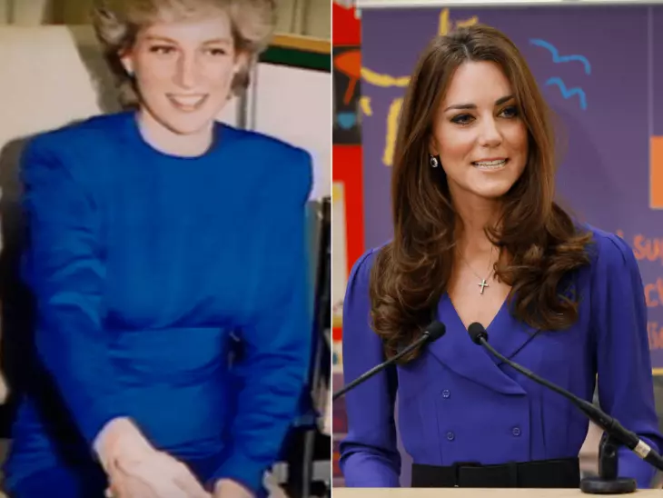 Kate Middleton bi cil û bergên xwe yên spehî hurmetê dide Princess Diana 41689_4