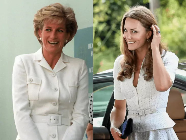 Kate Middleton waxay ku abaal marisaa Princess Diana dharkeeda quruxda badan 41689_5