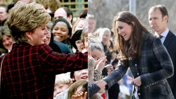 Tugann Kate Middleton ómós don Bhanphrionsa Diana lena héadaigh stylish 41689_8