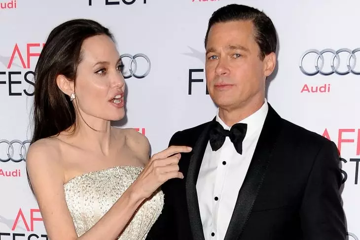 Kuvamateriaali humalassa Brad Pittistä Onko Angelina Jolien villi kortti heidän lastensa huoltajuudessa? 42508_3