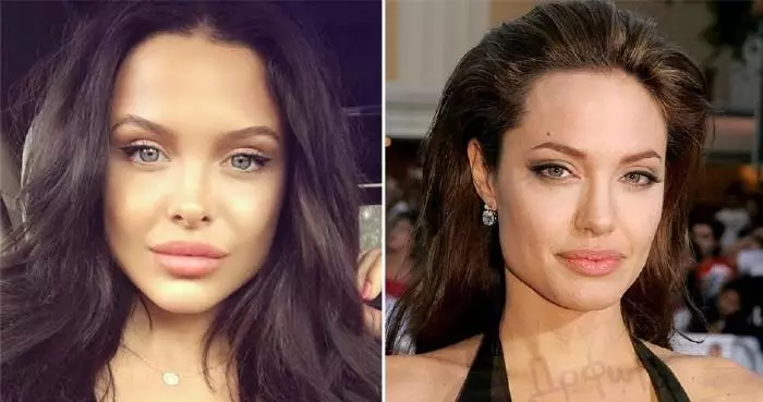 Dit model liket Angelina Jolie, sa dúdlik kin it ynternet net omgean 44514_2