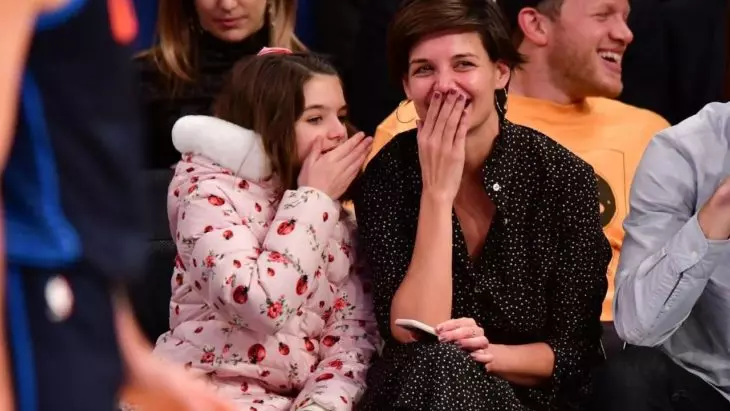 Suri Cruise, Katie Holmes og dóttir Tom Cruise í gegnum árin 45097_13