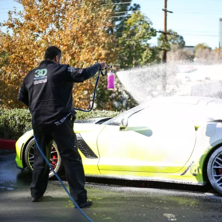 Limpieza de su automóvil con cañón de espuma: el bombo y la verdad 45693_2