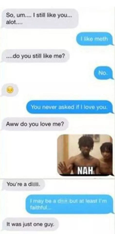 A Picture Is Worth a Thousand Words: Guy Trolls his Cheating Ex with Memes 47414_1