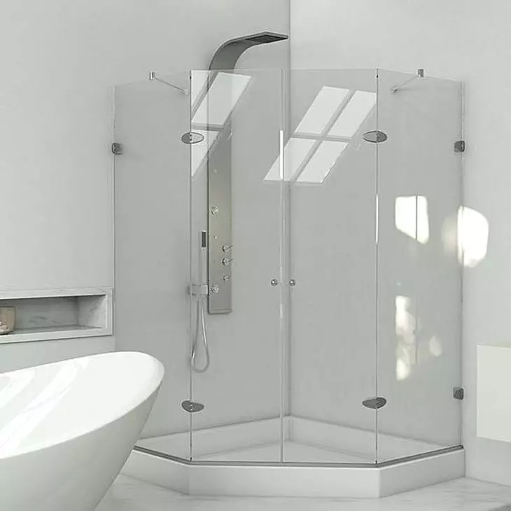 Які можуть бути плюси та мінуси стаціонарних скляних душових дверей у разі майбутнього ремонту ванної кімнати? 53834_5