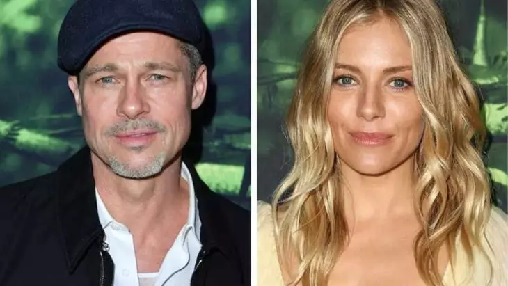 An bhfuil Brad Pitt agus Sienna Miller ag comhrá? 57707_1