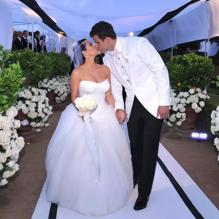 Kim Kardashian en 15 ander celeb-bruide wat Vera Wang gedra het 58071_1