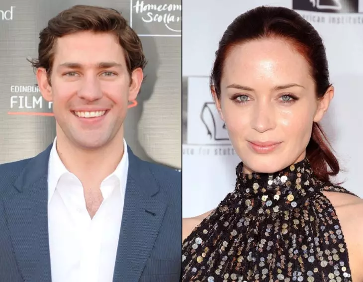 5 vezes que John Krasinski e Emily Blunt foram objetivos reais de relacionamento 65198_1