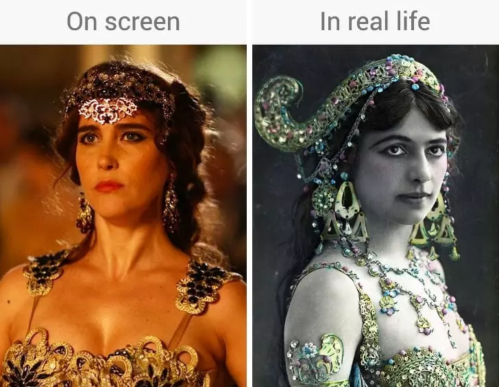 Film vs. echtes Leben: Wie ikonische Frauen, die in Filmen dargestellt wurden, im wirklichen Leben aussahen 65902_6