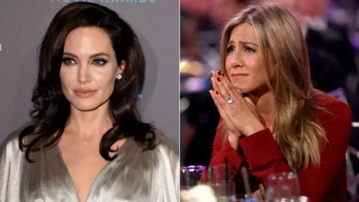 Angelina Jolie tana Bukatar Haɗu da Jennifer Aniston Labari baƙar fata 6930_2