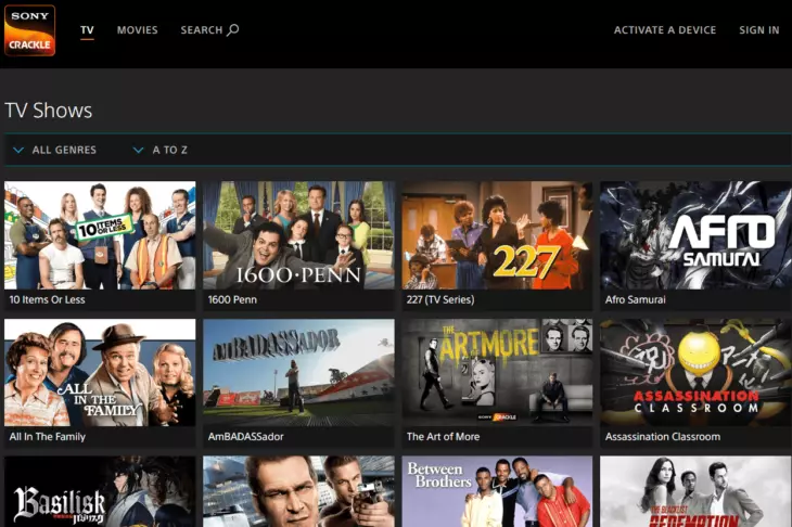 Top 22 gratis webwerwe wat ideaal is om TV-programme te kyk 8102_6