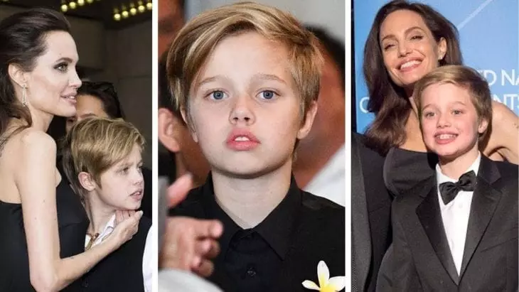 Brad Pitt en Angelina Jolie se dogter Shiloh Jolie Pitt